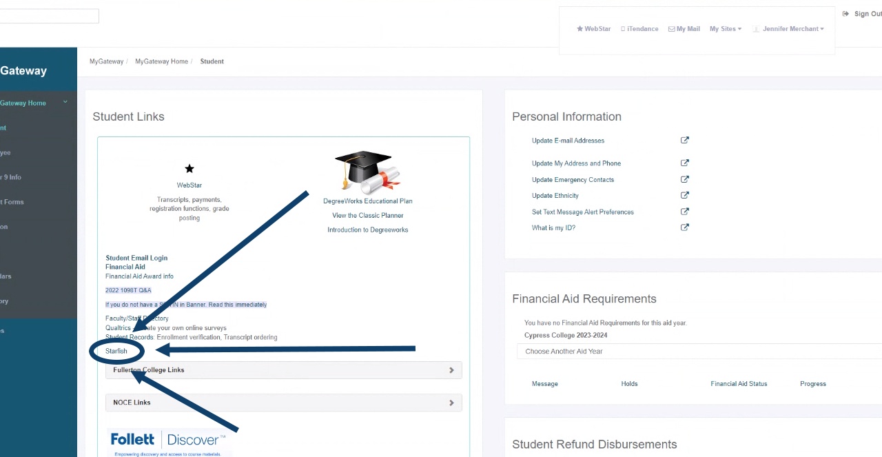 Starfish for Students | Guided Pathways